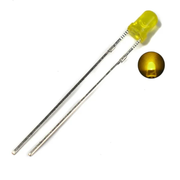 3mm Yellow Led – www.elektrokart.in
